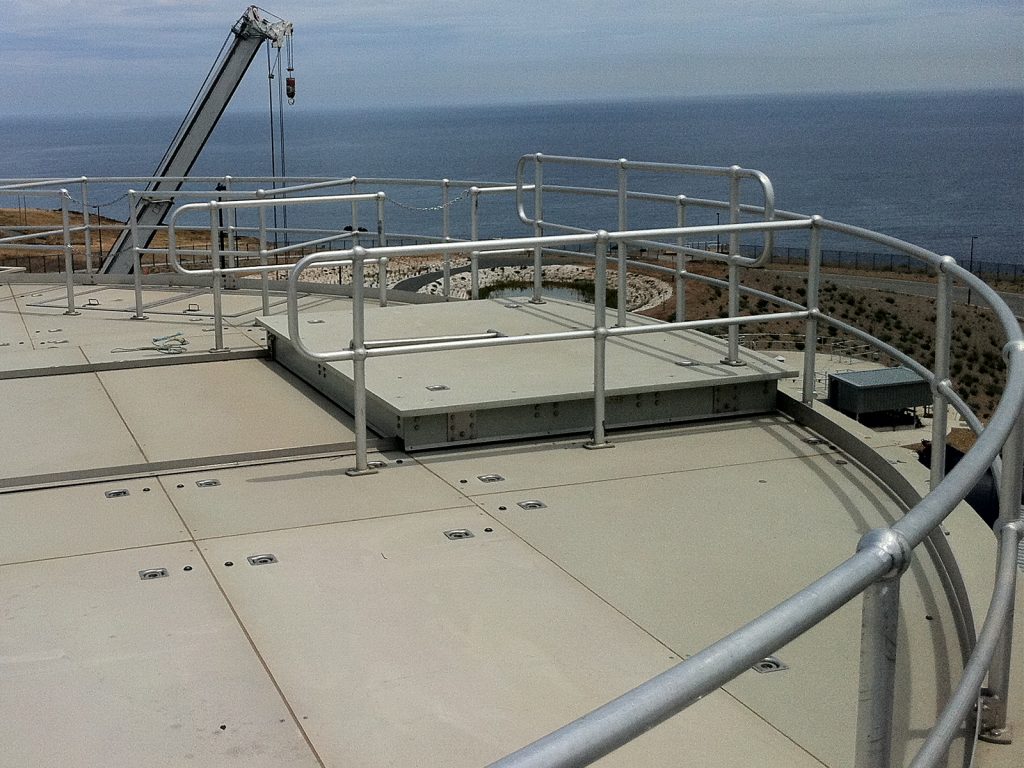 Access, Platforms, Davits and Handrails – Advanced Concrete Engineering